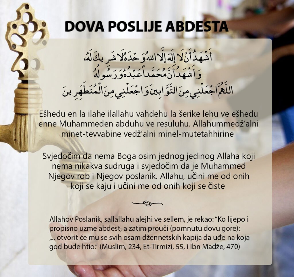 Kako se pravilno uzima abdest - Menhedž